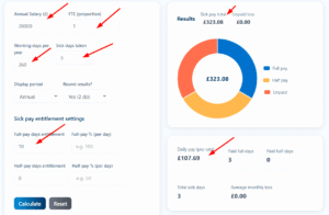 NHS Sick Pay Calculator 2025 | Check Your Entitlement Instantly